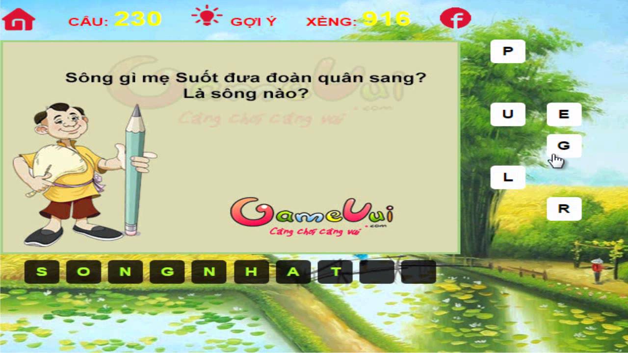 Video Hướng dẫn chơi game Đố Vui (câu 221 - 240) - Game Vui - Game Vui