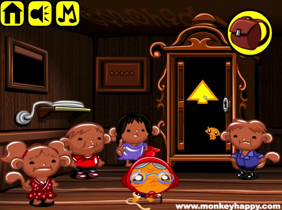 Video Hướng dẫn chơi Chú khỉ buồn 700 - Monkey, phù thủy và tủ quần áo - Game Vui